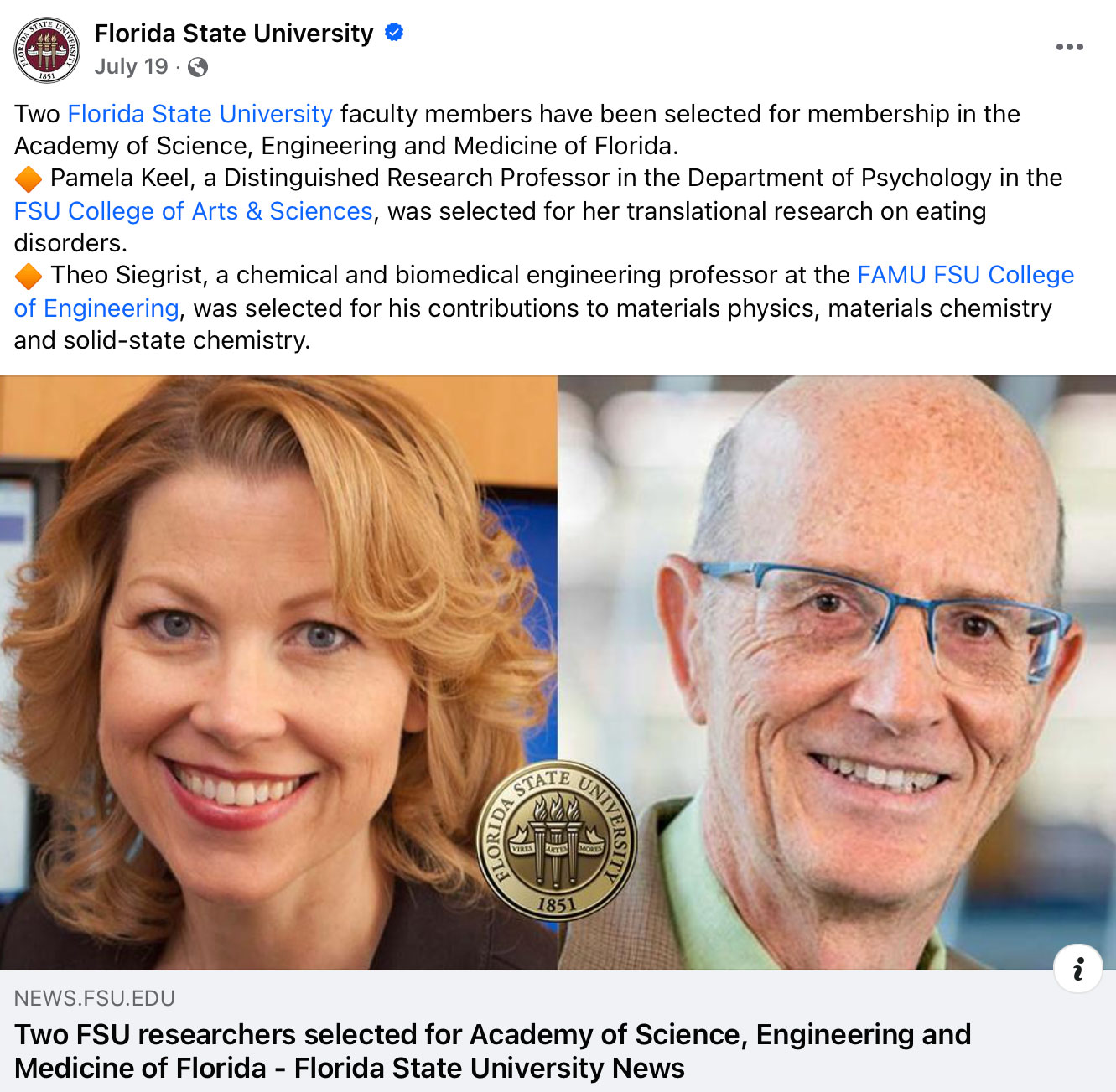 Year in Review: FSU launches bold initiatives and achieves record ...