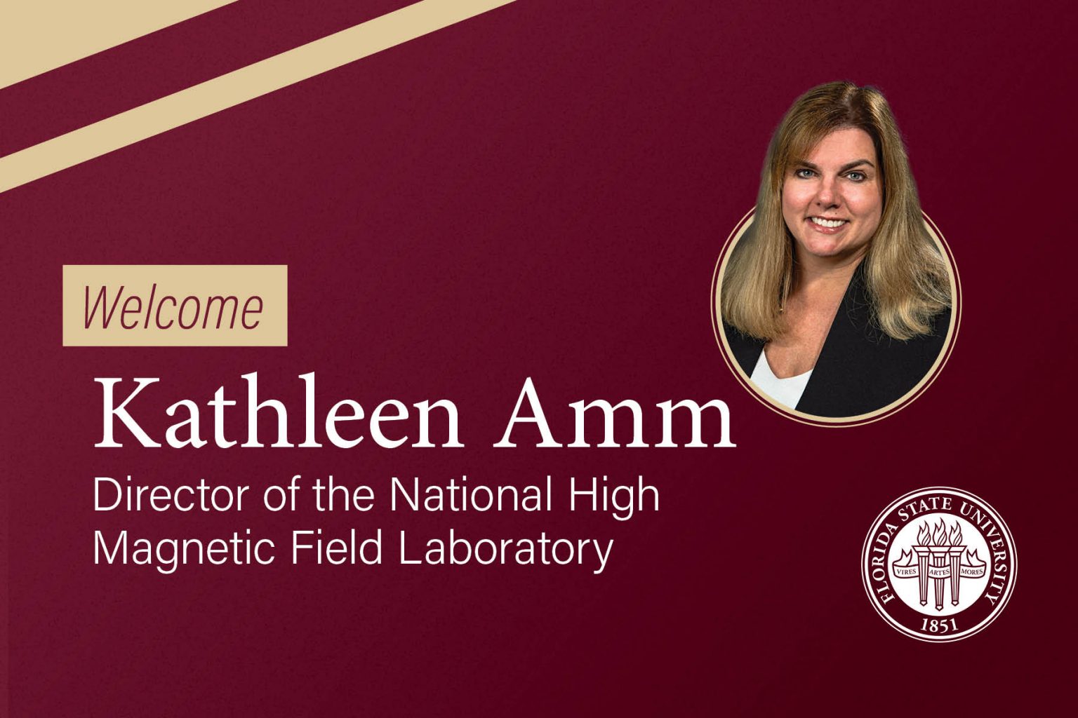 Distinguished physicist Kathleen Amm named director of the National ...