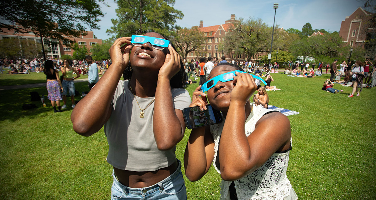 Photos: FSU students experience the 2024 solar eclipse - Florida State ...