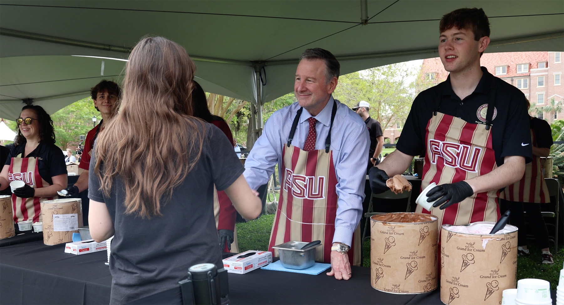 Scoops of Joy: FSU celebrates at the 2025 President's Ice Cream Social ...