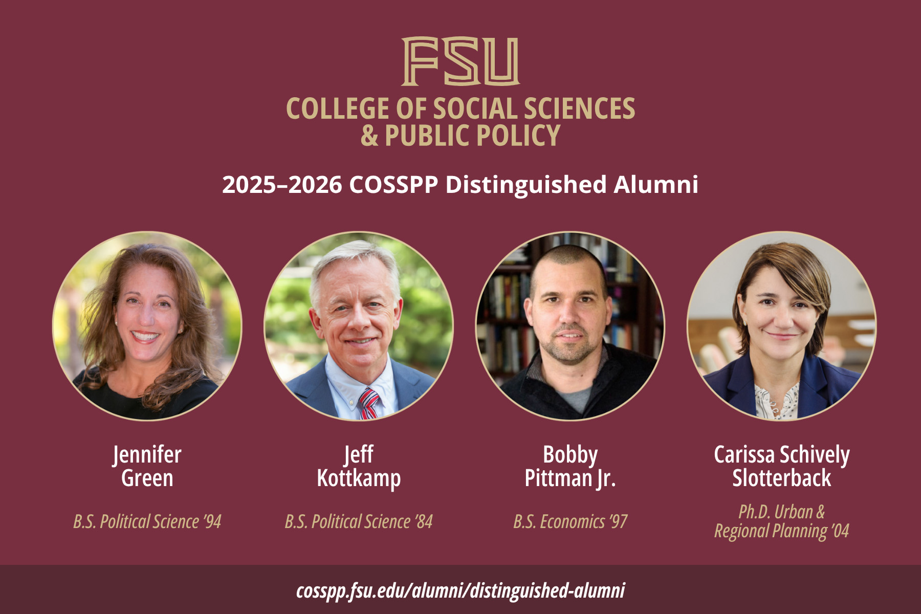 FSU College of Social Sciences & Public Policy honors 2025 ...