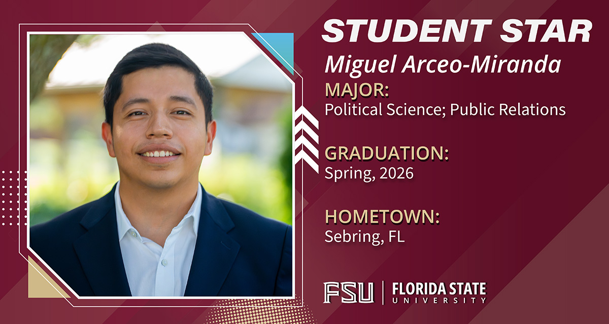 Miguel Arceo-Miranda - Florida State University News