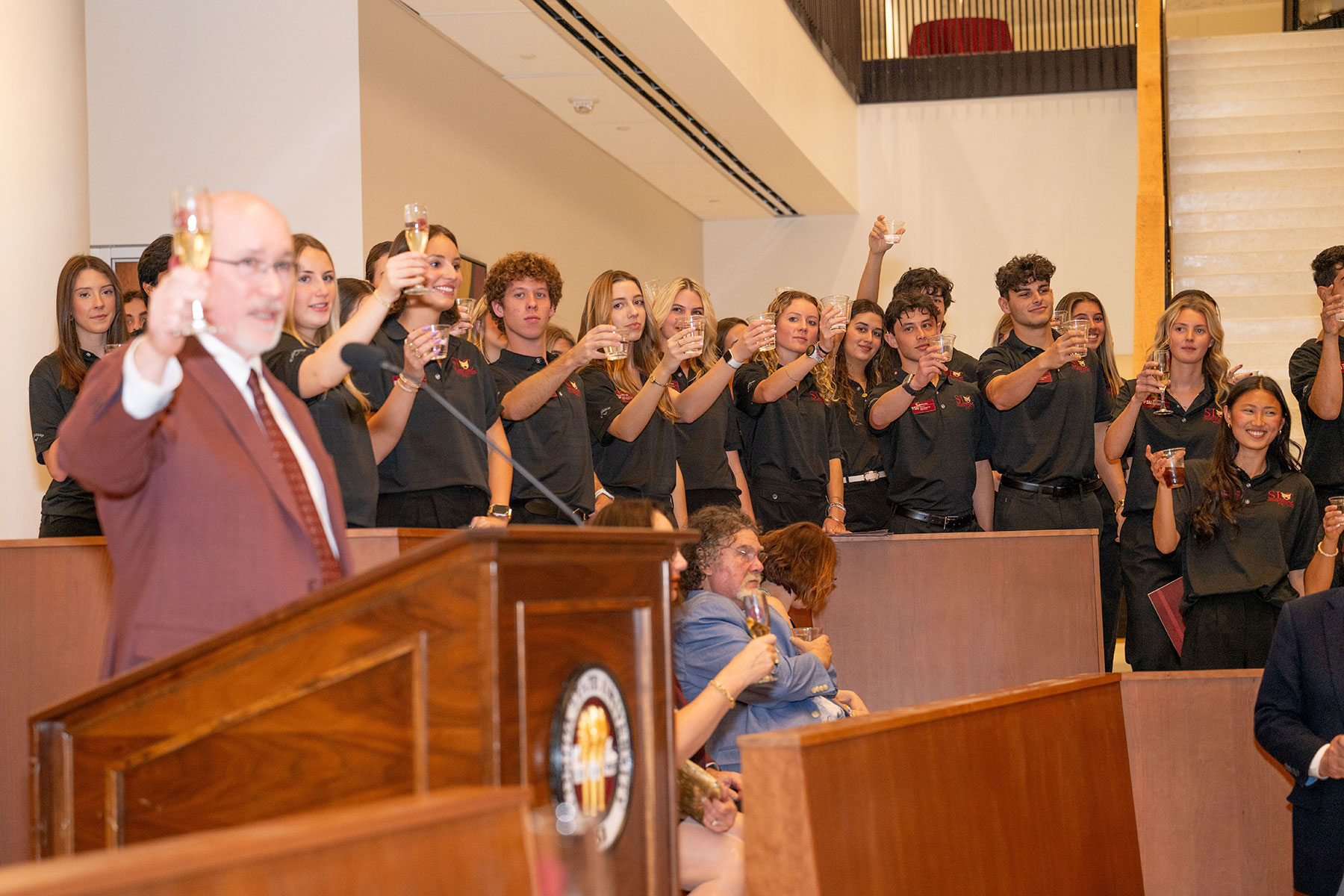 ‘Toast and Tour’ gives Legacy Hall donors exclusive look at College of ...