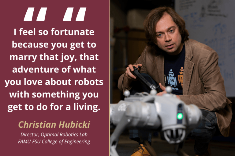 Faculty Spotlight: Christian Hubicki’s path from robots to reality TV ...